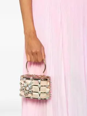 Rosantica Mini Holli Matera Crystal-embellished Tote Bag - Gold