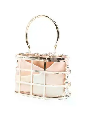 Rosantica Mini Holli Matera Crystal-embellished Tote Bag - Gold