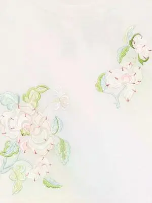 Dior Sleeveless Floral-embroidered Tank Top