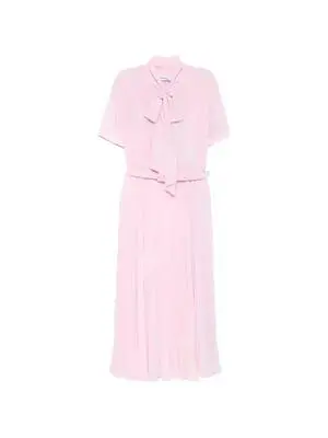 SELF-PORTRAIT Pleated Midi Dress