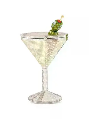 Judith Leiber Martini Clutch Bag