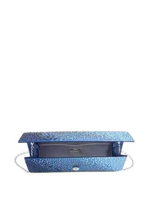 Judith Leiber Perry Crystal-embellished Crossbody Bag - Blue