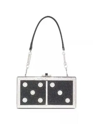 Judith Leiber Crystal-embellished Domino Clutch Bag