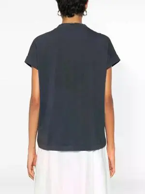 Brunello Cucinelli Monili Trim V-neck T-shirt