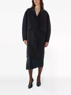 Another Tomorrow Wool Cocoon Coat