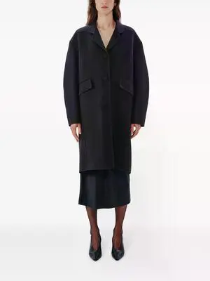Another Tomorrow Wool Cocoon Coat