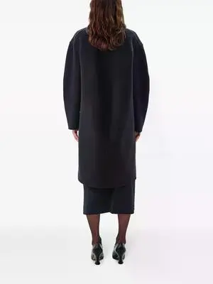 Another Tomorrow Wool Cocoon Coat