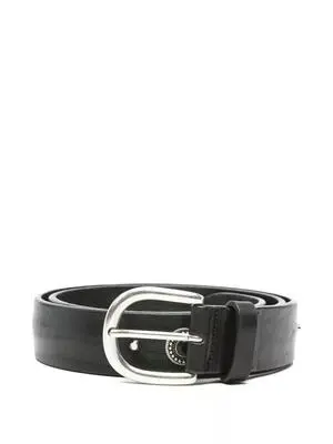 DA.D Studded Leather Belt - Black