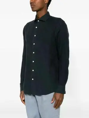 PROFUOMO Long-sleeve Spread-collar Shirt