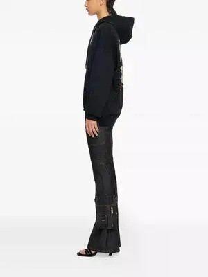Off-White Kangaroo Pocket Hoodie With Dream Arrow Motif