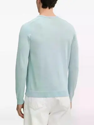 TRUSSARDI Embroidered Crew Neck Sweater