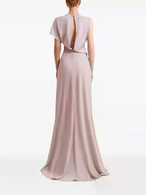 GEMY MAALOUF Draped Cut-out Dress - Pink