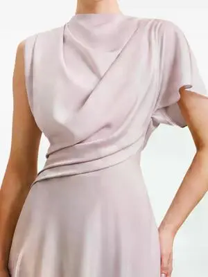 GEMY MAALOUF Draped Cut-out Dress - Pink