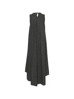 ANTONIO MARRAS VINTAGE 2020s Embellished Pinstriped Dress