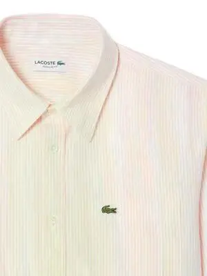 Lacoste Oxford Striped Long-sleeve Shirt