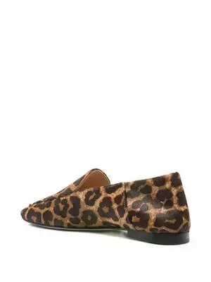 Dear Frances Animal-print Loafers