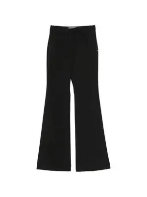 Sportmax Pressed-crease Flared Trousers