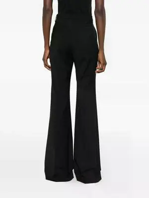 Sportmax Pressed-crease Flared Trousers