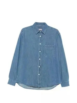 Canali Chest-pocket Denim Shirt