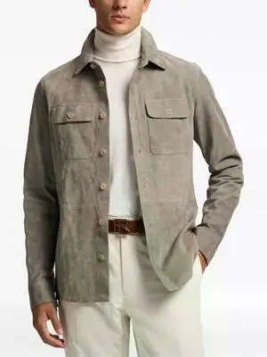 Ralph Lauren Purple Label Calloway Suede Jacket