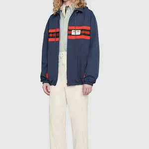 Gucci Label Nylon Jacket