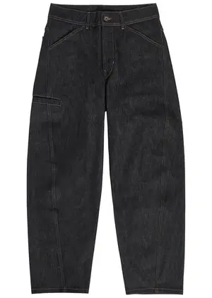 LEMAIRE Twisted Workwear Barrel-leg Denim Jeans - Dark Grey