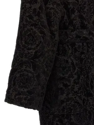 Versace All-over Baroque Shawl Lapels Bathrobe