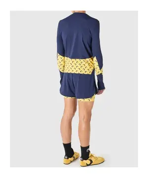 MARINE SERRE Athleisure Shorts With Moon Graphic