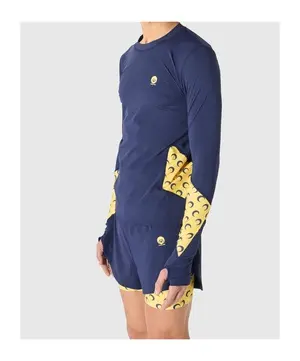 MARINE SERRE Athleisure Shorts With Moon Graphic