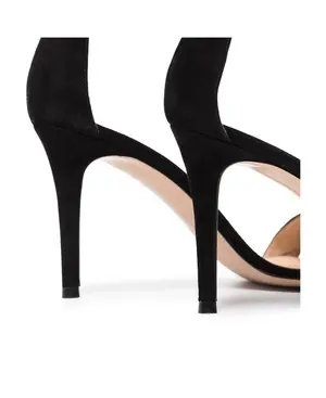 GIANVITO ROSSI Portofino Buckled Sandals - Black