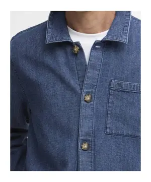 Barbour Aickmen Textured Denim Overshirt