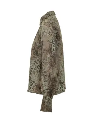 Ba&sh Cornelia Printed Shirt - Green