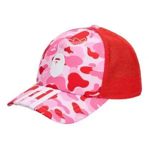 Adidas X Bape Trucker Cap - Clear Pink