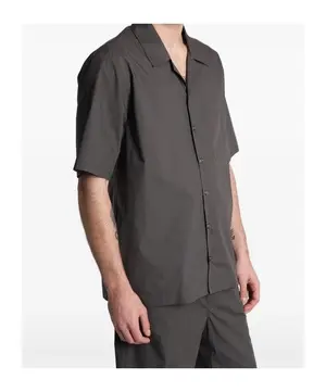 ROBERTO COLLINA Short-sleeved Buttoned Shirt