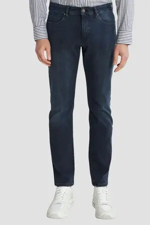 Hugo Boss Slim-fit Cotton Jeans - Blue