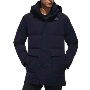 Adidas Down Feather Hooded Mid-length Jacket