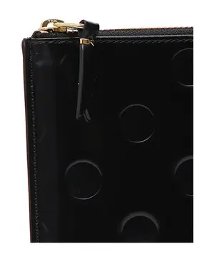 Comme Des Garçons Comme Des Garons Wallet Dot Embossed Zipped Wallet