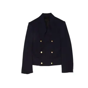 Celine Diagonal Wool Double-breasted Blazer