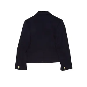 Celine Diagonal Wool Double-breasted Blazer