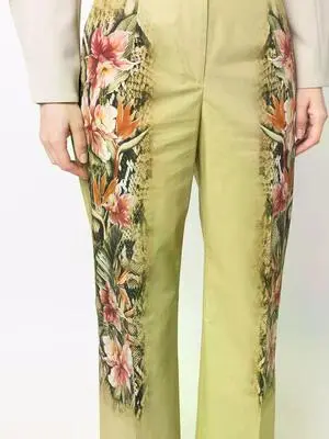 Alberta Ferretti Printed Flared Trousers