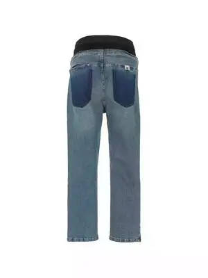 PROTOTYPES Whiskered Layered Waistband Jeans