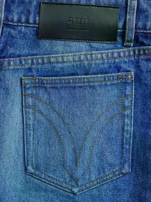 AMI Paris Mid-length Denim Skirt