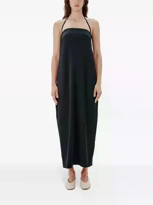 Another Tomorrow Cocoon Halterneck Maxi Dress