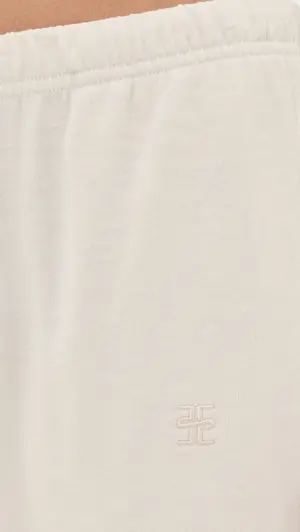 Eterne Boyfriend Pocket Sweatpants In French Terry - Bone
