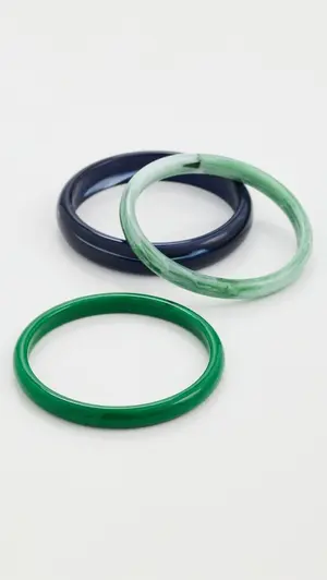 Baublebar Raven Resin Bangle Set