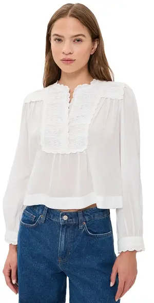 Sea Eliza Eyelet Lace Blouse