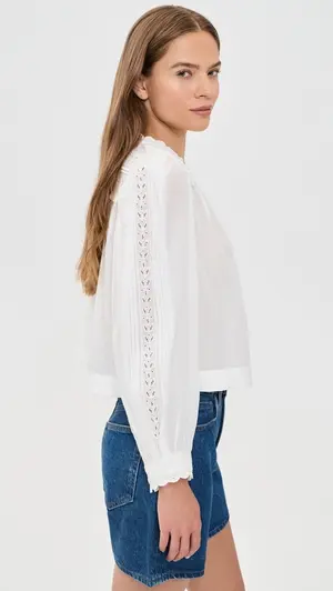 Sea Eliza Eyelet Lace Blouse
