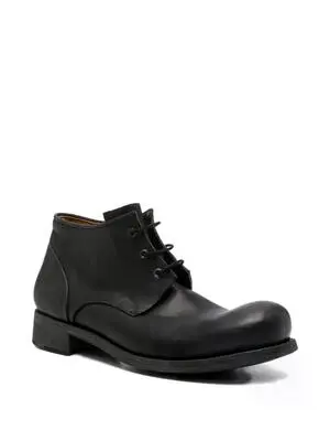 MA+ Upturned Toe Leather Biker Boots