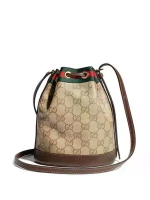 Gucci Gg Supreme Web Bucket Bag