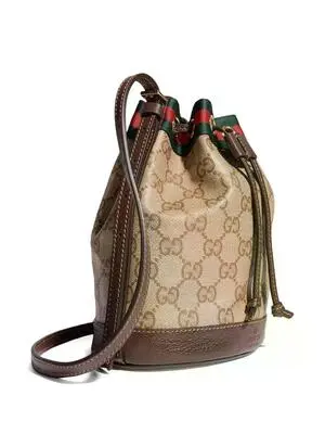 Gucci Gg Supreme Web Bucket Bag
